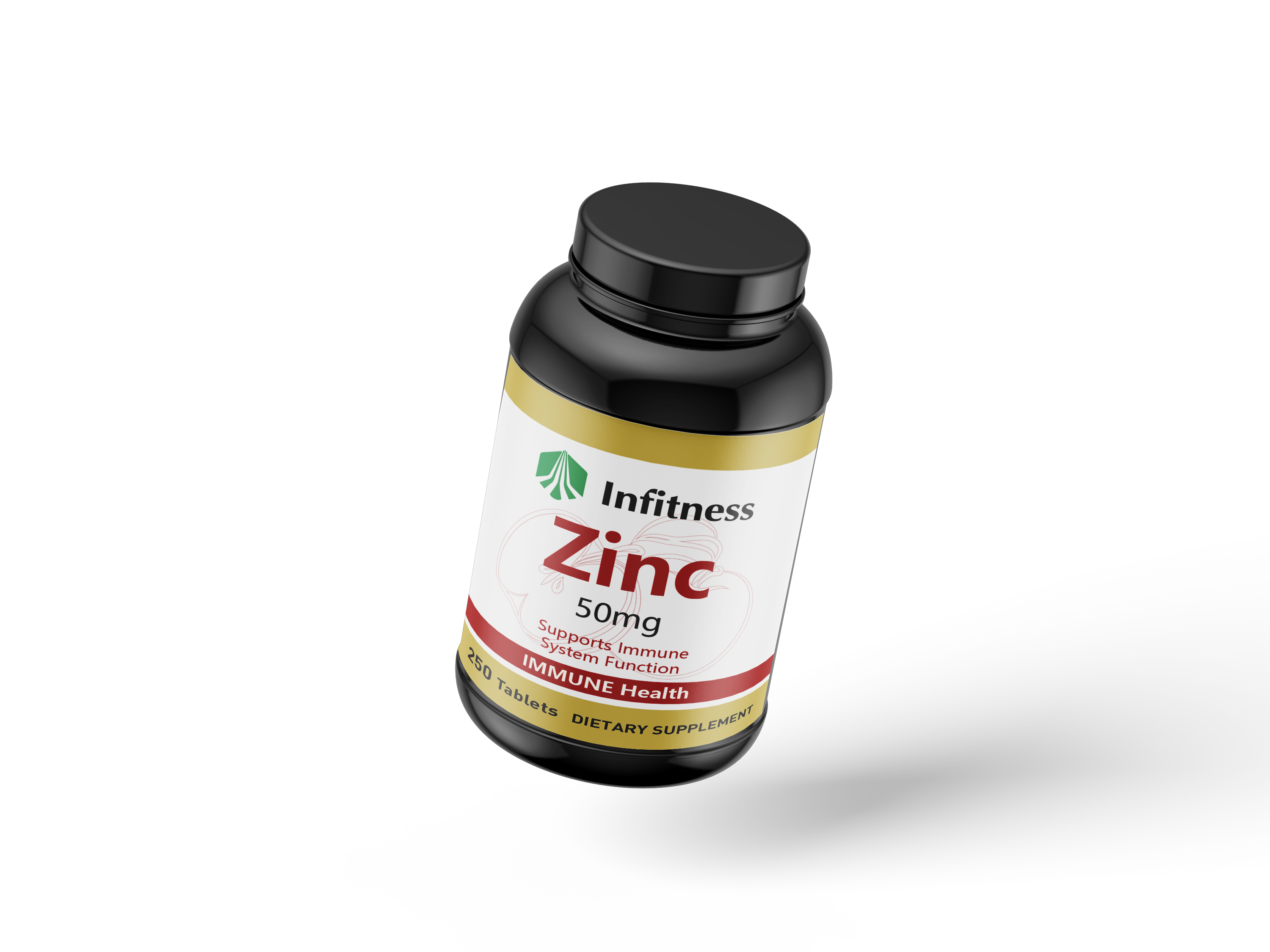 Zinc 50mg, Immune Support & Antioxidant Supplement, Promotes Skin Heal ...